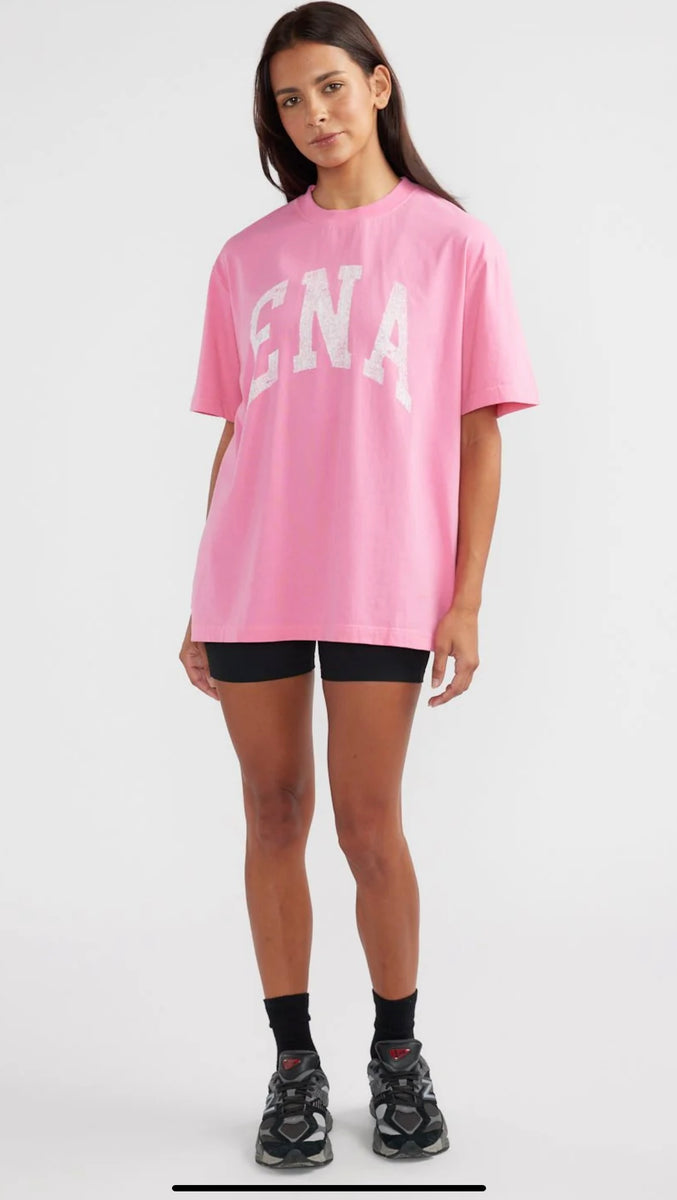 Ena Pelly - Jessie Oversized Tee (Pop Pink) – Dear Blackbird Boutique