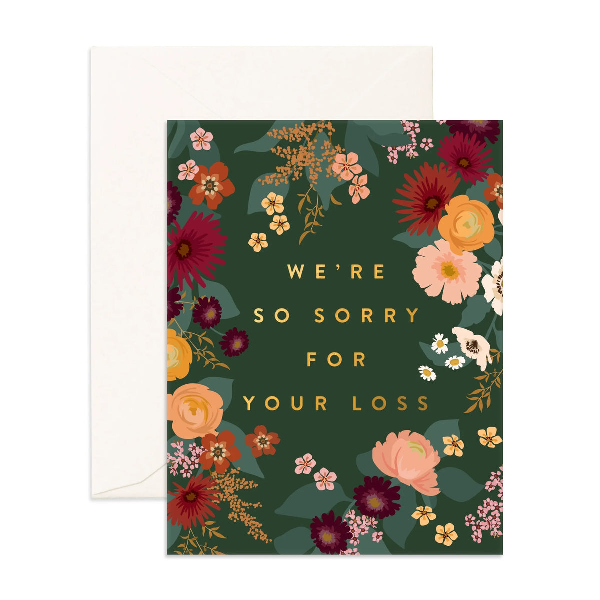 Fox & Fallow - Sorry For Your Loss Forest Greeting Card – Dear ...