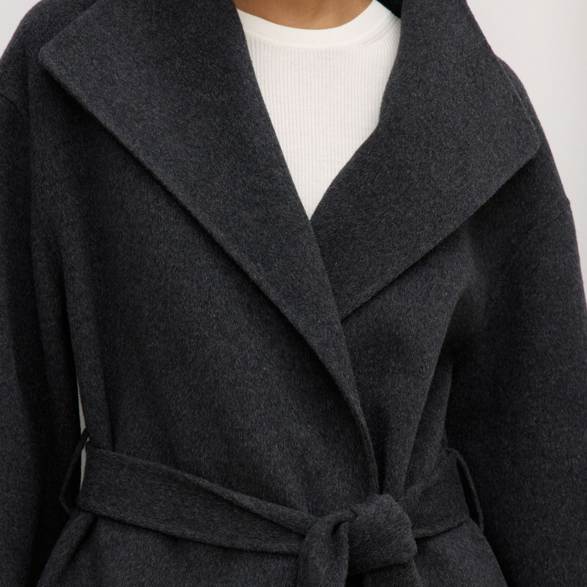 Assembly Label - Kinsley Wool Coat (Charcoal Marle) – Dear Blackbird ...
