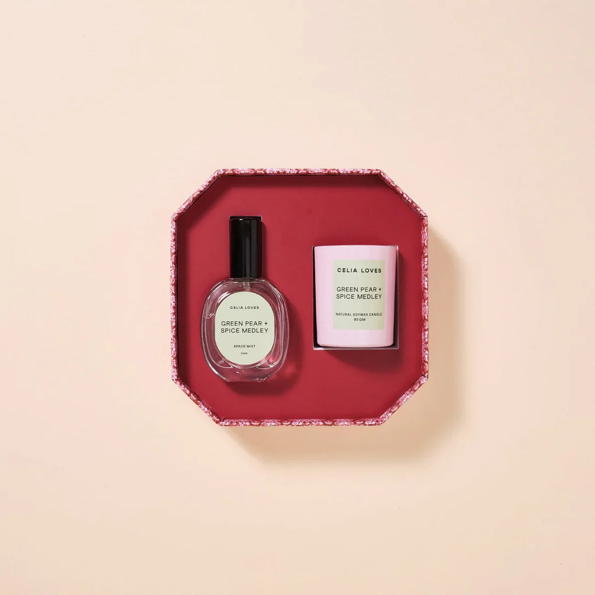 Celia Loves - Candle & Room Spray Duo Set (Green Pear & Spice Medley) – Dear Blackbird Boutique