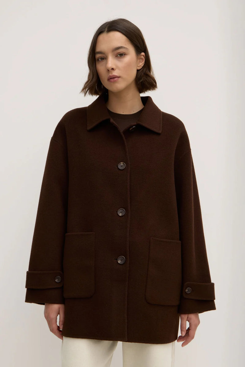 Assembly Label - Pierra Wool Coat (Ganache) – Dear Blackbird Boutique