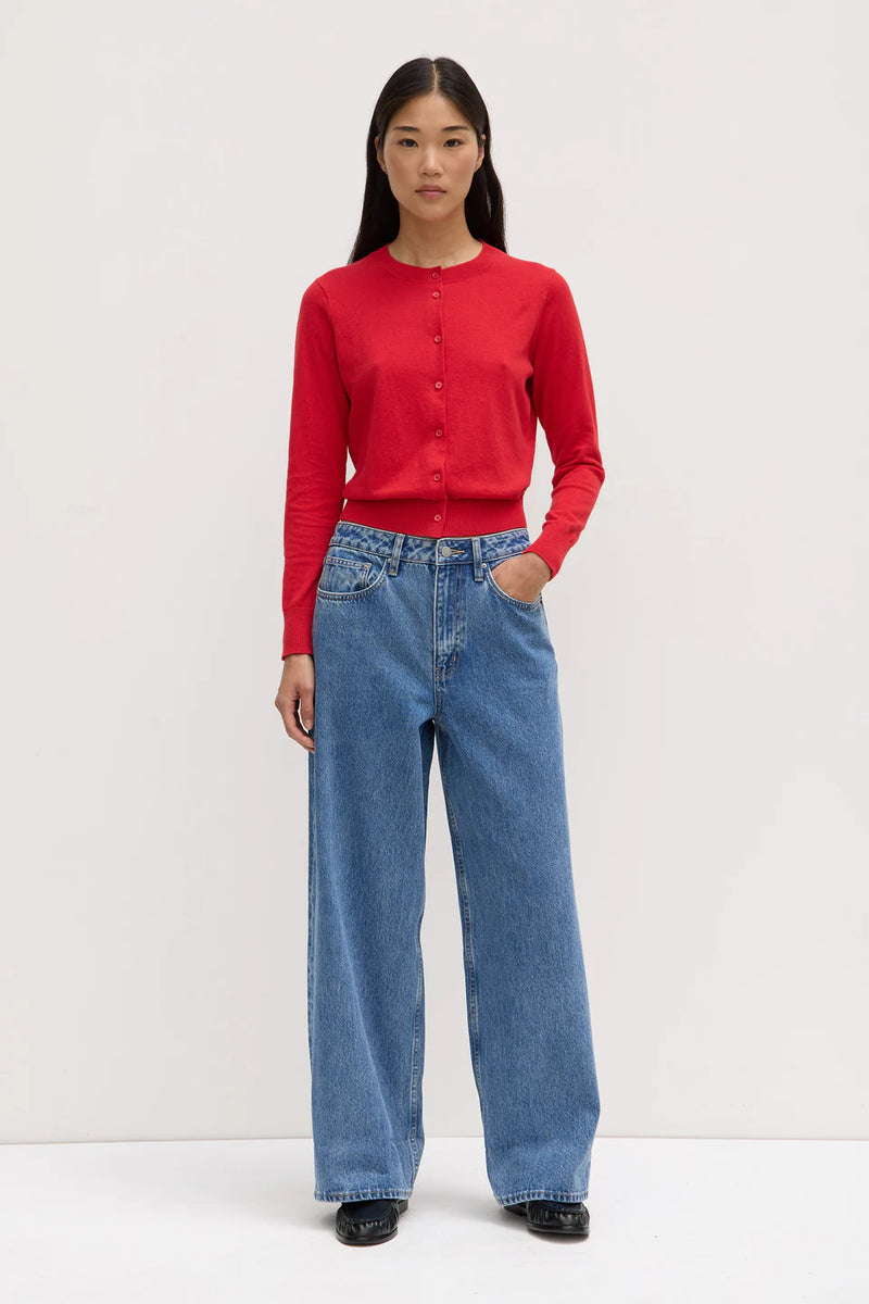 Assembly Label - Semra Cotton Cashmere Cardigan (Goji) – Dear Blackbird ...