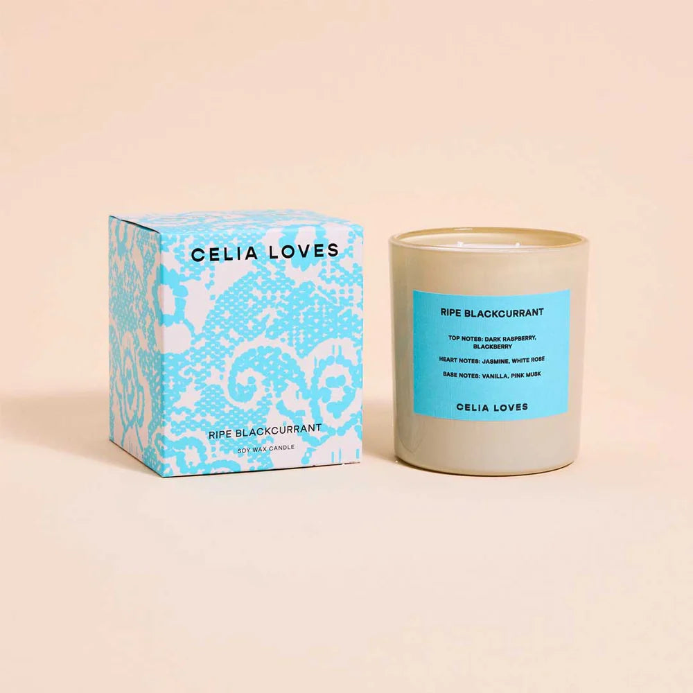 Celia Loves - Utopia 80hr Soy Candle (Ripe Blackcurrent) – Dear Blackbird Boutique